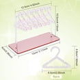Acrylic Earrings Display Stands Clothes Hangers Shaped Earring Studs ...
