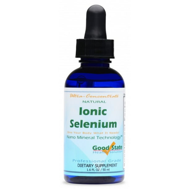 Good State Liquid Ionic Minerals Selenium Ultra Concentrate 10 Drops Equals 70 Mcg 100