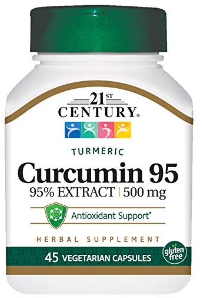 21st Century Curcumin 95 Herbal Supplements 45 Each - Walmart.com