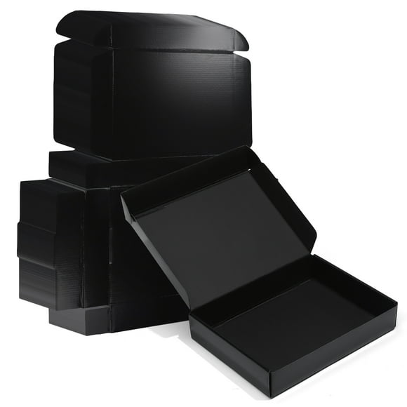 Black Shipping Boxes