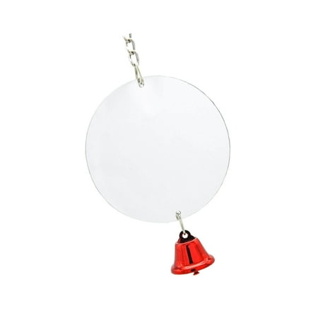 Bird Cage Mirror Hanging Bell Anti Broken for Cage Hanging Bell ...