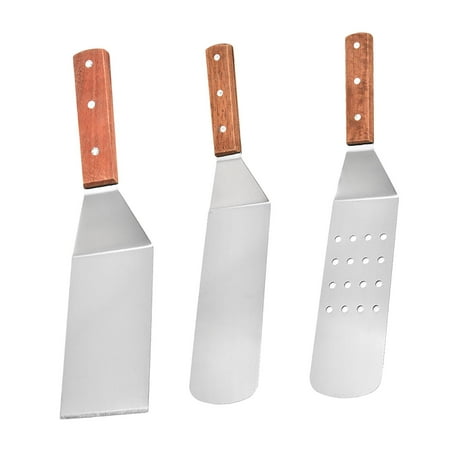 Luzkey Barbecue Spatulas Griddle Flippers Multifunction Scrapers ...
