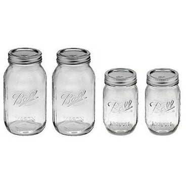Mason Craft & More 12PK 4oz Glass Canning Jars - Walmart.com
