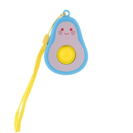 Jasmine Dimple Fidget Toy Push Bubble Avocado Pendant Autism Stress ...