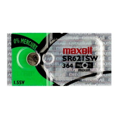 1 x Maxell 362 Watch Batteries, SR621SW or 363 Battery | Walmart Canada