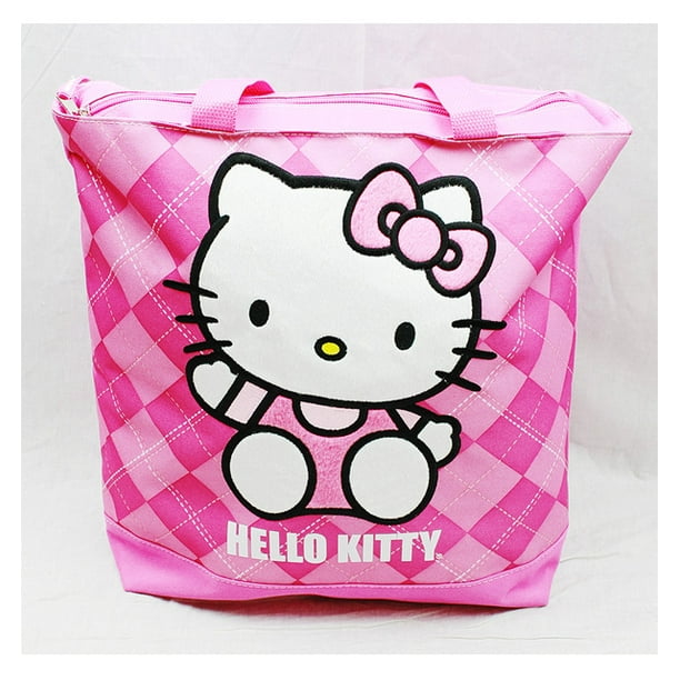 Hello Kitty - Tote Bag - Hello Kitty - Pink Checker New Gifts Girls ...
