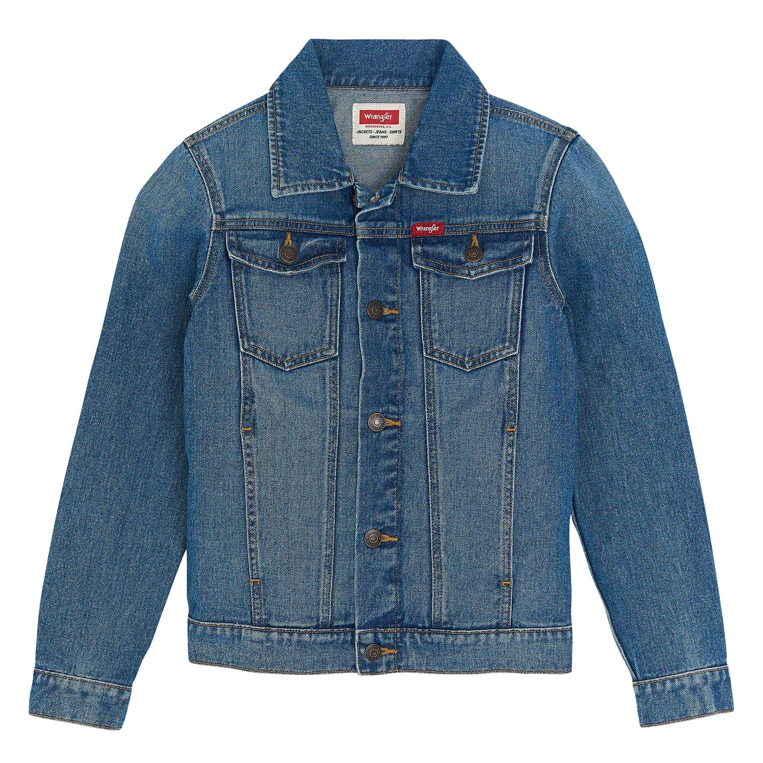 Click here for Wrangler Classic Trucker Denim Jacket prices