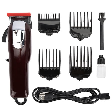 Wireless USB Hair Clipper Trimmer Electric Hair Cutting Machine Cutter ...