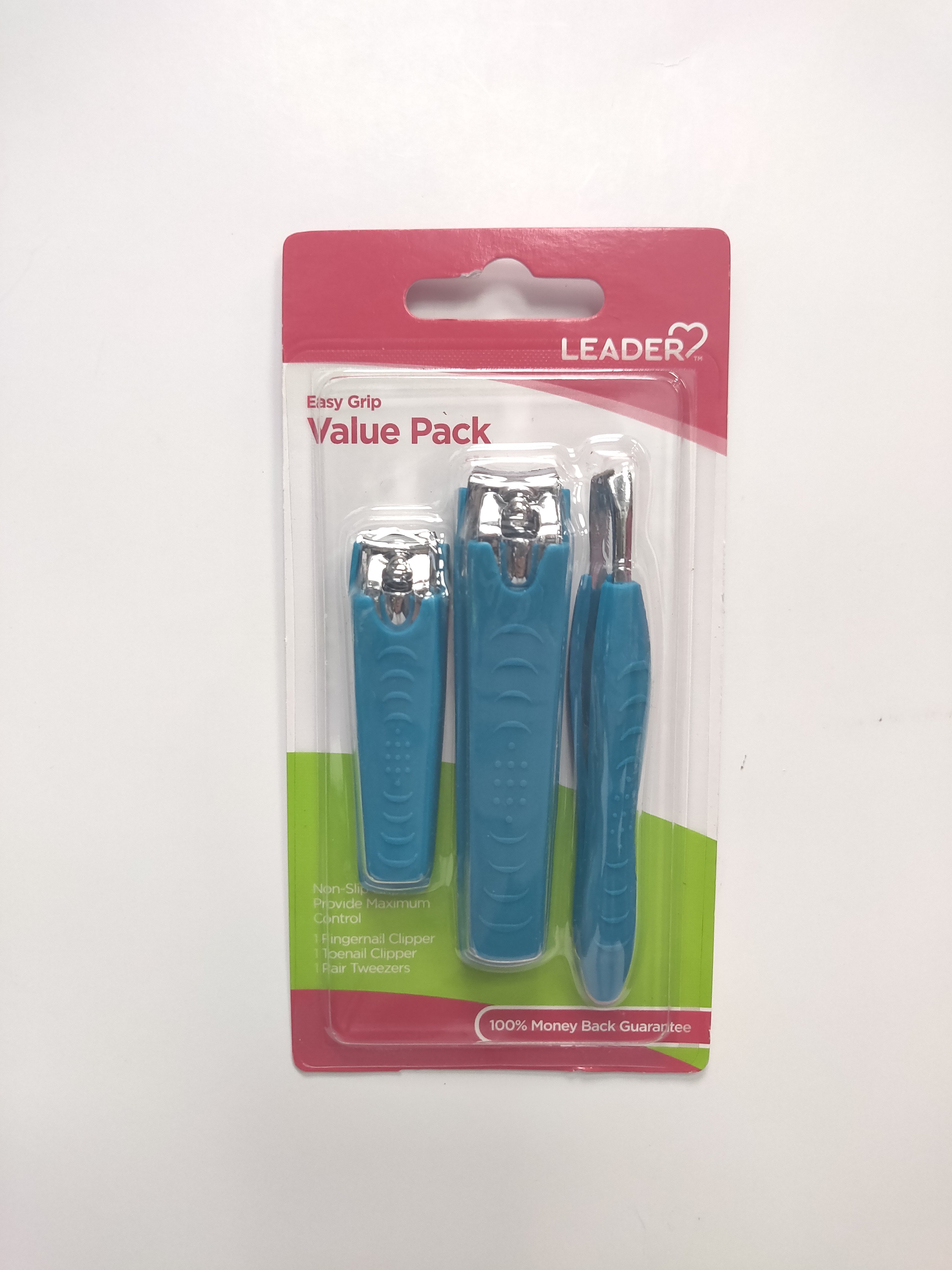 Leader Easy Grip Value Pack - Fingernail Clipper, Toenail Clipper ...
