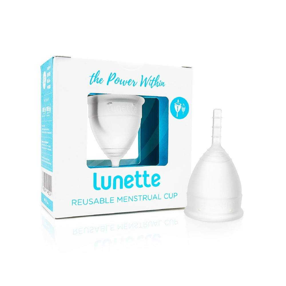 Lunette menstrual cup, clear, size 1 - Walmart.com - Walmart.com