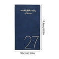 2027 Daily Planner 365 Day Portable Notebook, English Calendar Journal ...