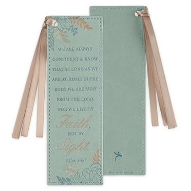 Christian Art Gifts Premium Vegan Leather Scripture Bookmark for Women ...