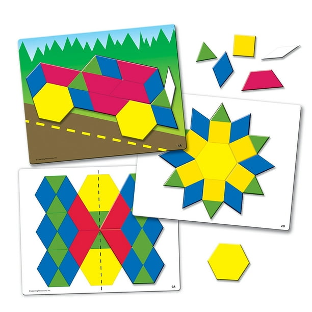 Learning Resources Magnetic Pattern Block Activity Set - Walmart.com ... Learning Resources Magnetic Pattern Block Activity Set - Walmart.com ...