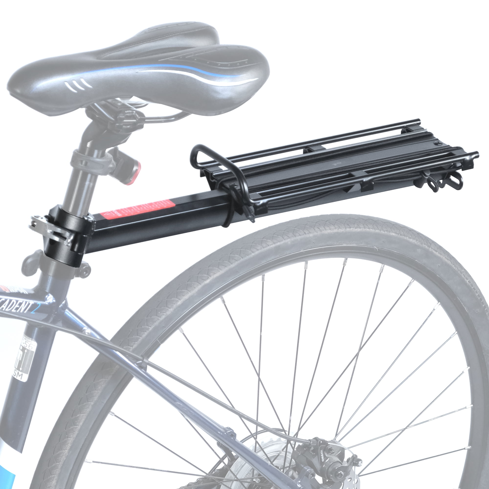 Lumintrail Bike Cargo Rack, Seatpost Mounted Bicycle Luggage Carrier ...