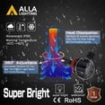 Alla Lighting PGJ19 Base H16 H8 H11 LED Bulbs, Fog Lights/DRL ...