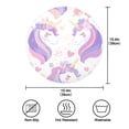 15.4 Inch Round Placemats Set of 4 Washable Heat Resistant Placemats ...