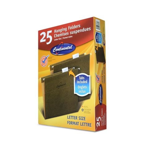 Click here for Continental Standard Green Letter Size Hanging Fol... prices