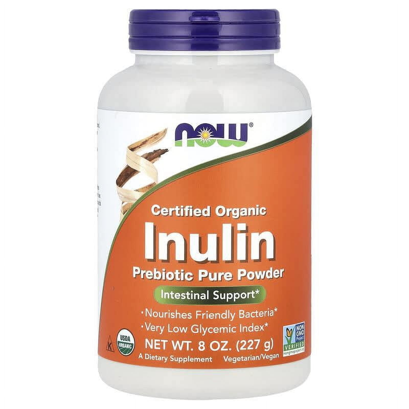 Now Foods Inulina Orgánica Polvo Puro Prebiótico 227g Bodega Aurrera En Línea