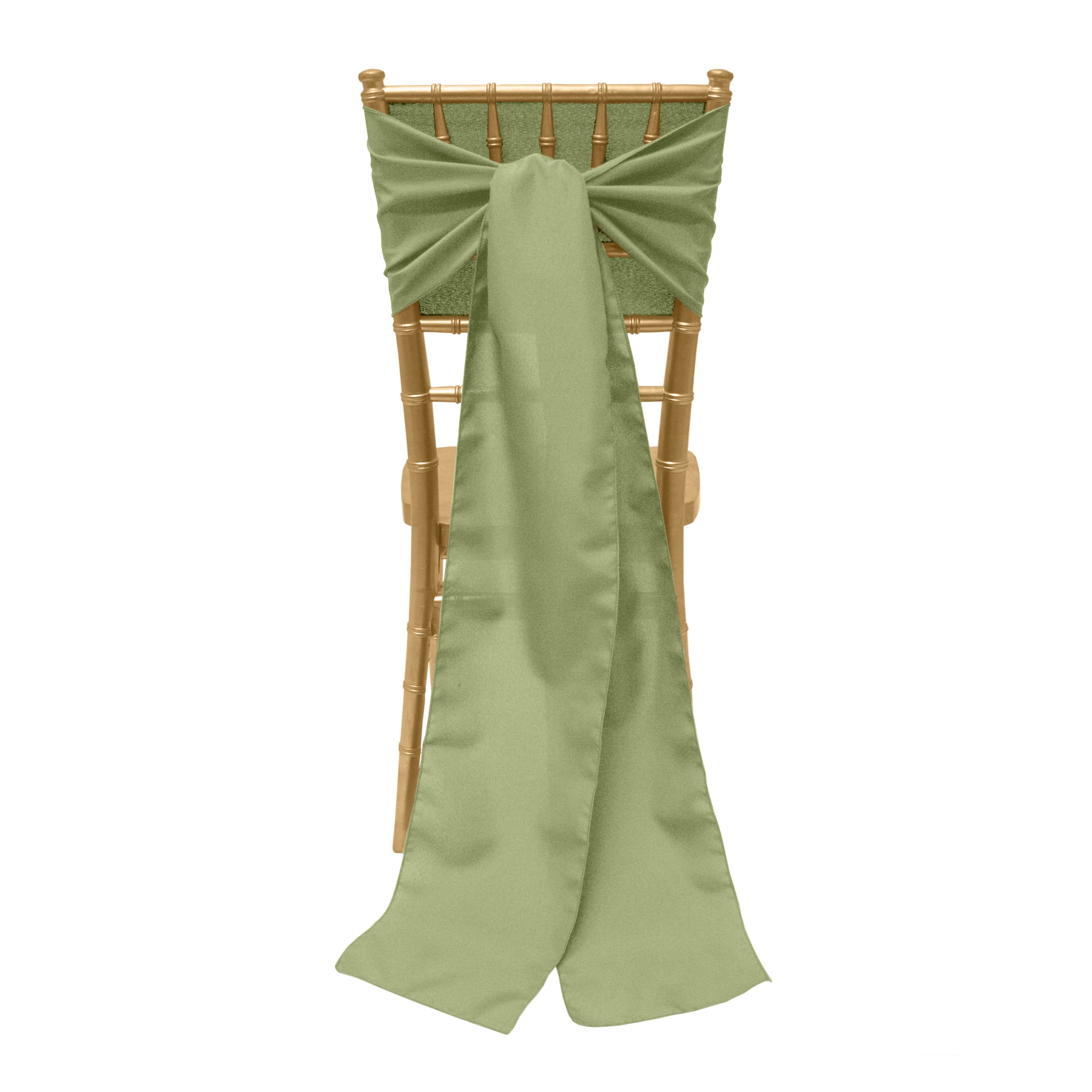 Ultimate Textile 8 x 100-Inch Polyester Chair Tie Sash - Walmart.com