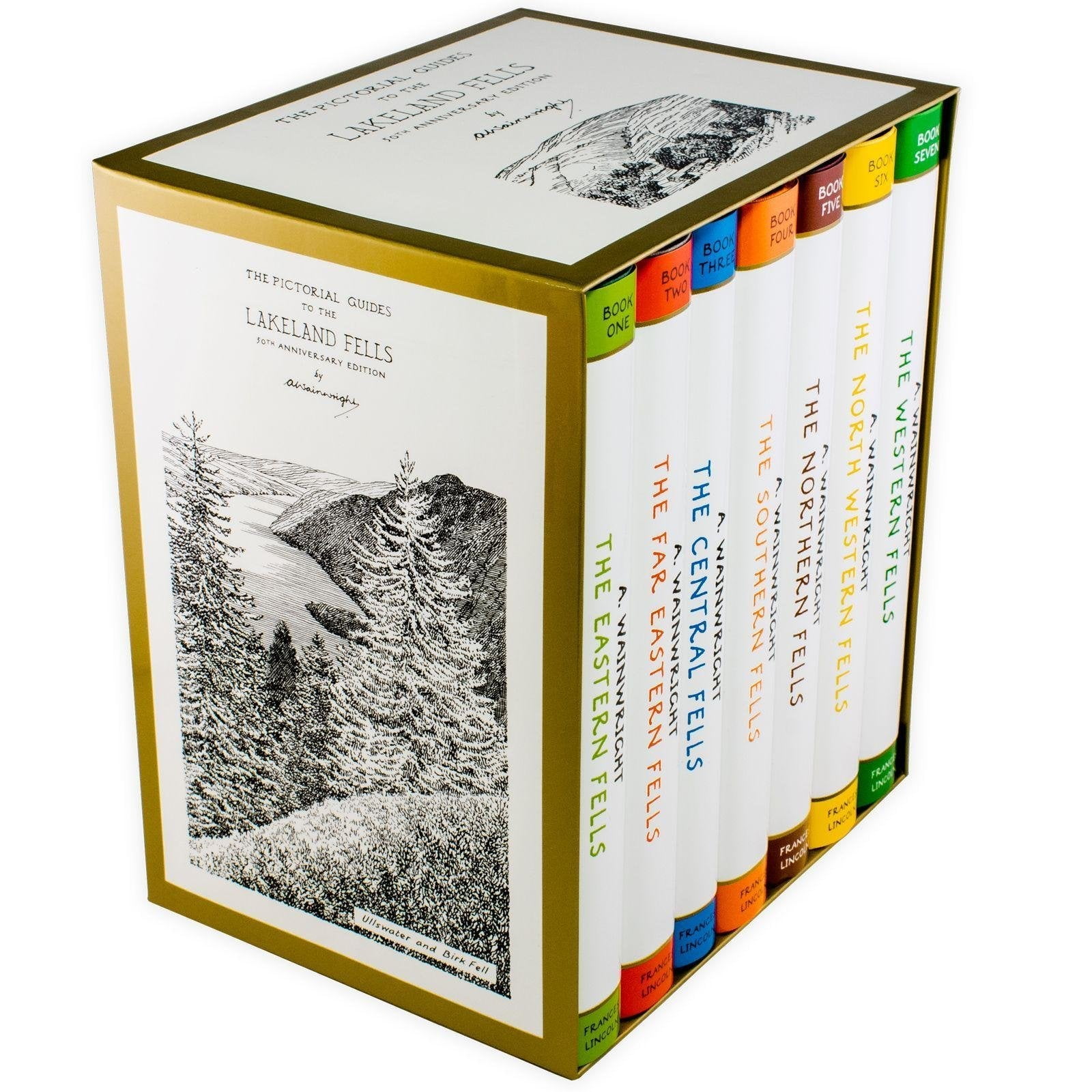 Pictorial Guide To The Lakeland Fells Collection 7 Books Set By Alfred ...