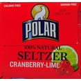 Polar Seltzer Water, Cranberry Lime, 12 Fl Oz, 12 Count - Walmart.com