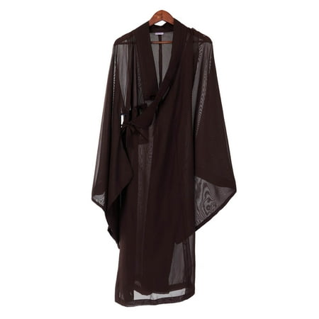 Hemp Yarn Fabric Zen Buddhist Robe Meditation Gown Monk Training Suit ...