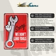 We Don't Lend Tools Sign for Mechanic, Shop Decor - Gifts for Men ...