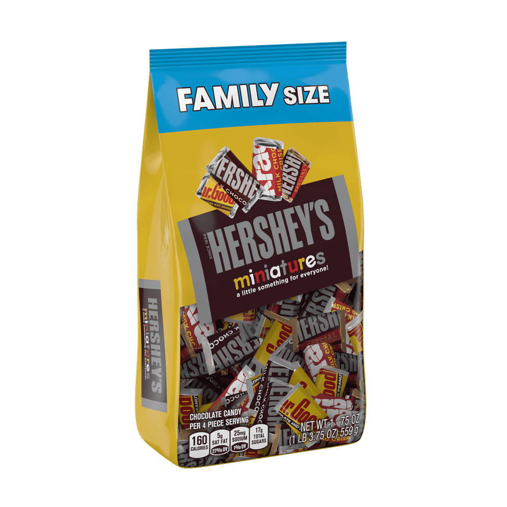 Hershey's Miniatures Assortment Chocolate Candy, 19.75 Oz. - Walmart ...