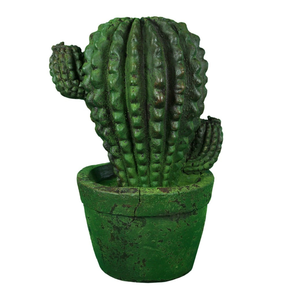 Potted Evergreen Distressed Saguaro MGO Cactus Plant, Green - Walmart.com