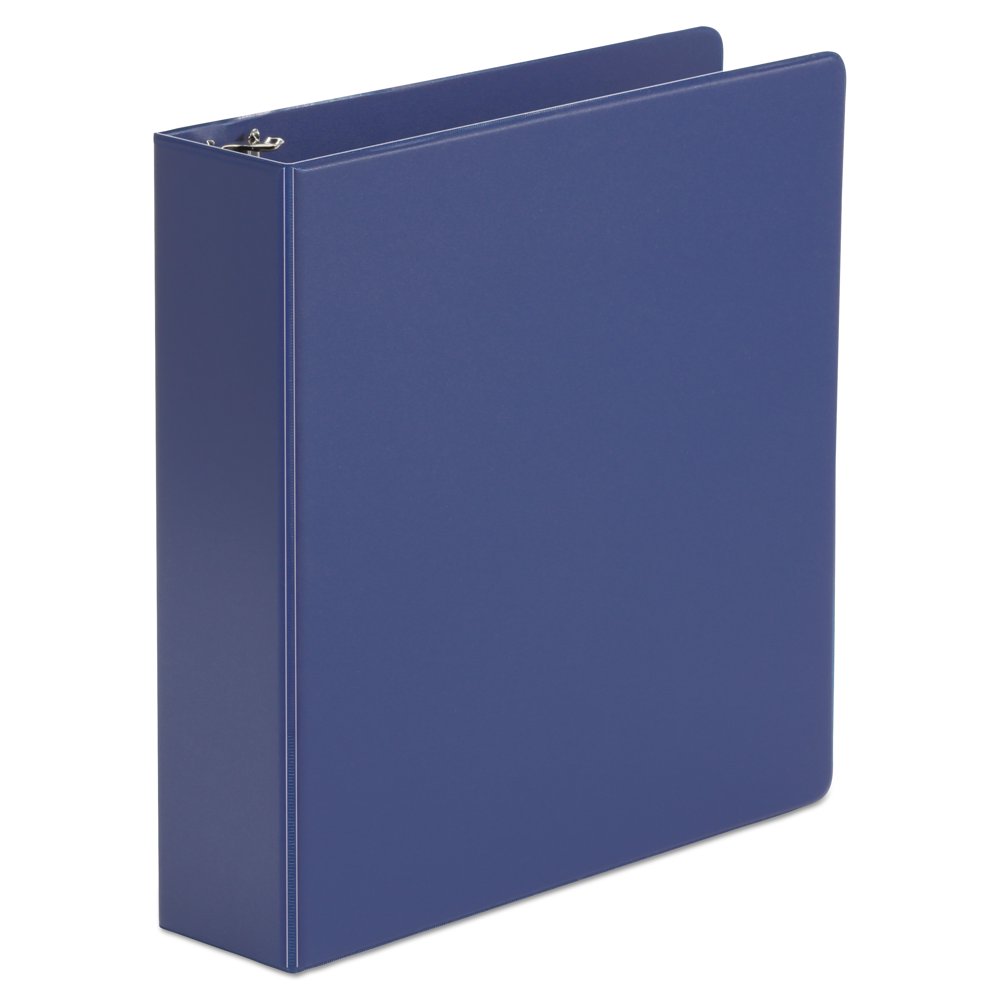 Universal Economy Non-View Round Ring Binder, 2" Capacity, Royal Blue ...