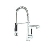 Brass Pull Out Spring Swivel Extension Faucet Kitchen Sink - Walmart.com