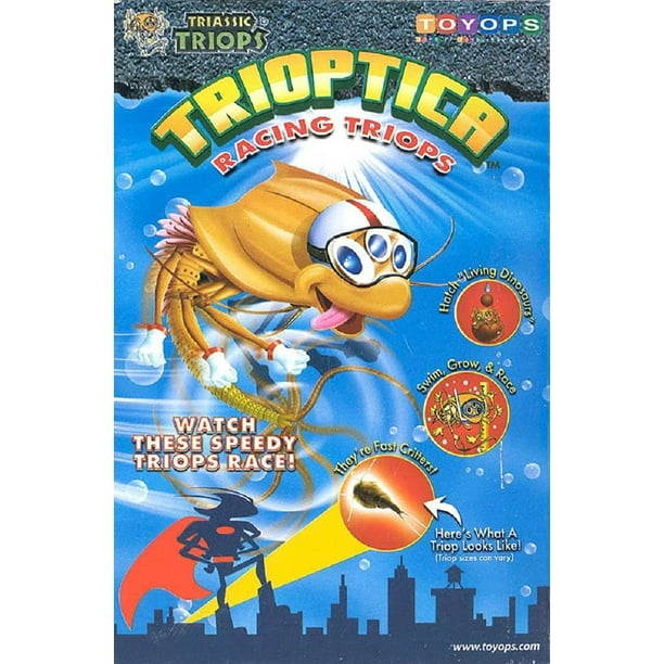TRIASSIC TRIOPS - Racing Triops Kit, Contains Eggs, Food, Instructions ...