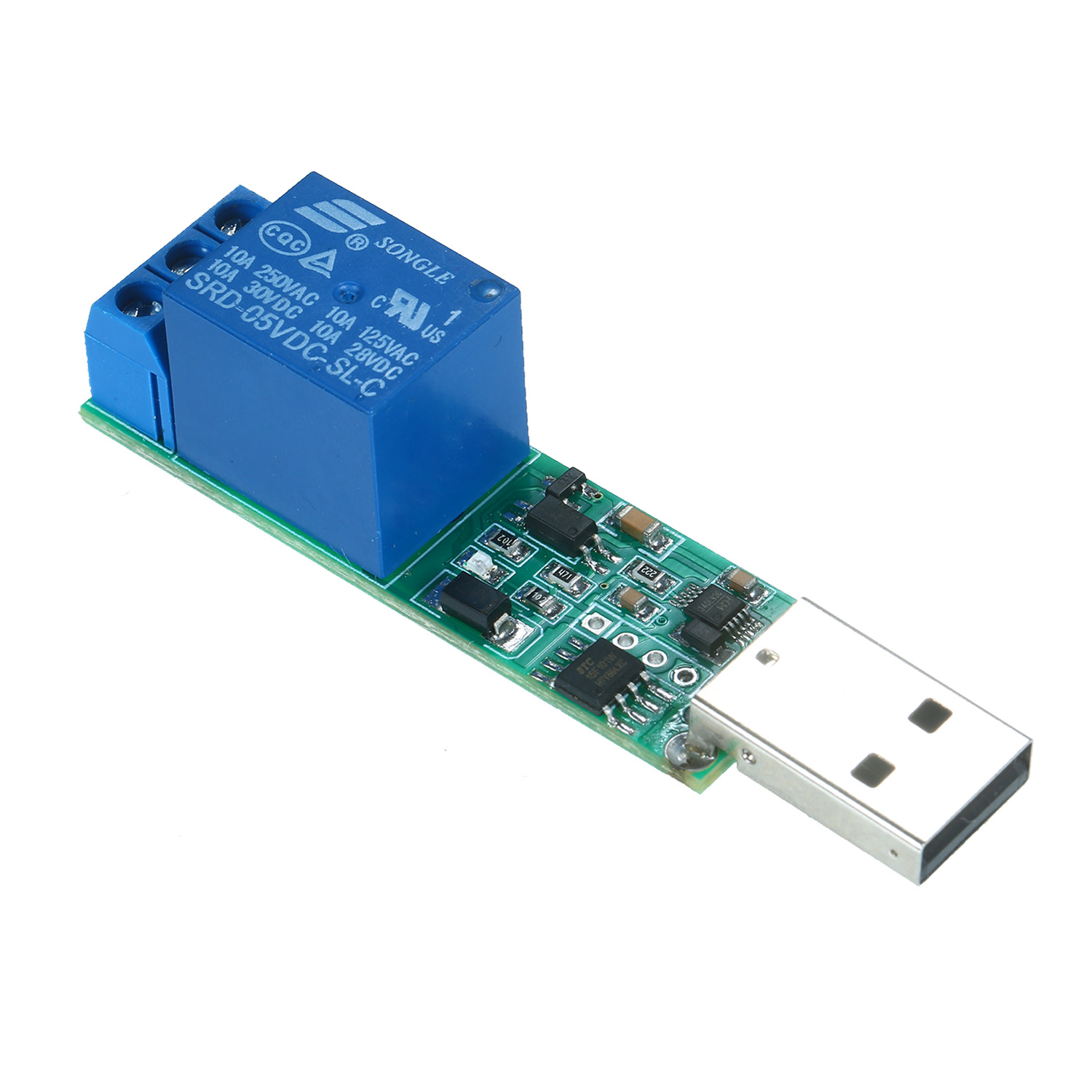 USB Serial Port Control Relay Module USB Relay PCB Board - Walmart.com ...