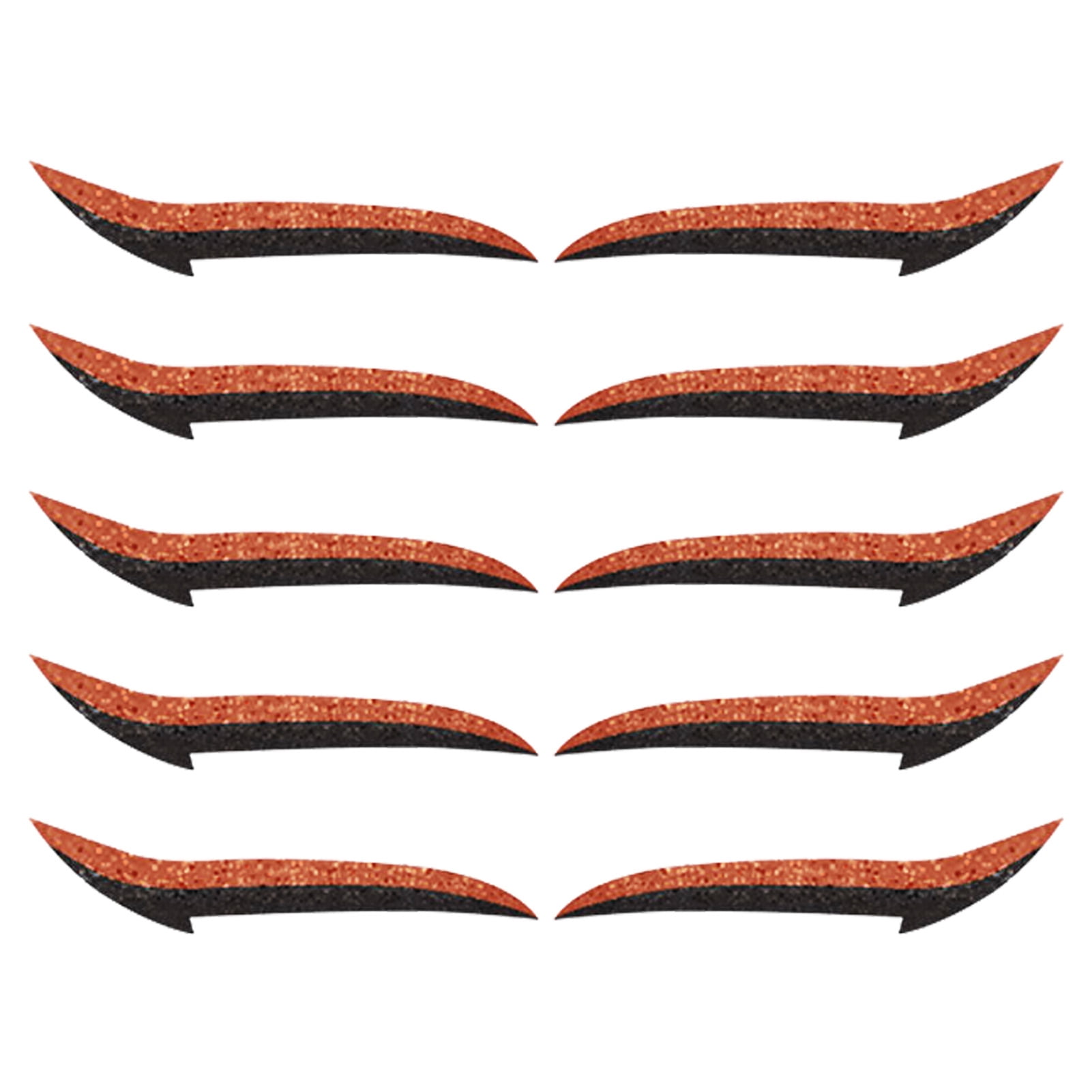 Bluethy 5 Pairs/Sheet Eyeliner Reusable Double Plastic Self-adhesive ...