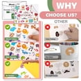 DIYMAG 60 Pcs Printable Vinyl Sticker Paper for Inkjet Printer/Laser ...