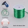 100 Yards 2mm Satin Rattail Cord Nylon String Trim Silk Cord Beading ...