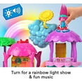 Imaginext Dreamworks Trolls Lights & Sounds Rainbow Treehouse Playset ...