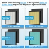 AIRFIRE Air Purifiers for Home, H14 HEPA Filter, WiFi Control, Washable ...