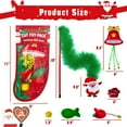 Cat Christmas Stocking with Catnip, Teaser, Cat Balls and Feather Toys ...