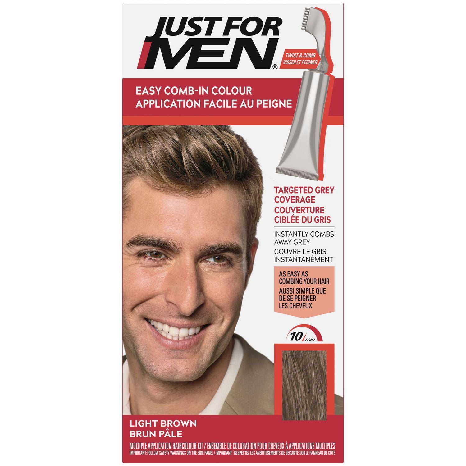 Click here for Just For Men Easy Comb-In Light Brown A-25 prices