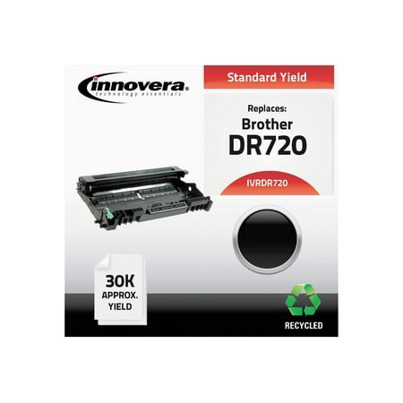 Innovera - Black - compatible - remanufactured - drum kit - for Brother ...