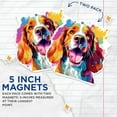 (2 Pack) Welsh Springer Spaniel Dog Breed Magnets- 5 Inches On Longest ...