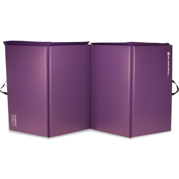 We Sell Mats Folding Personal Fitness Exercise Mat, 4' x 10' Purple ...