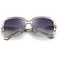 FEISEDY Polarized Women Square Sunglasses Sparkling Composite Shiny Frame B2289 - Walmart.com