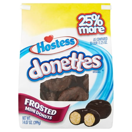 Hostess Donettes Frosted Mini Donuts, 14.07 oz - Walmart.com