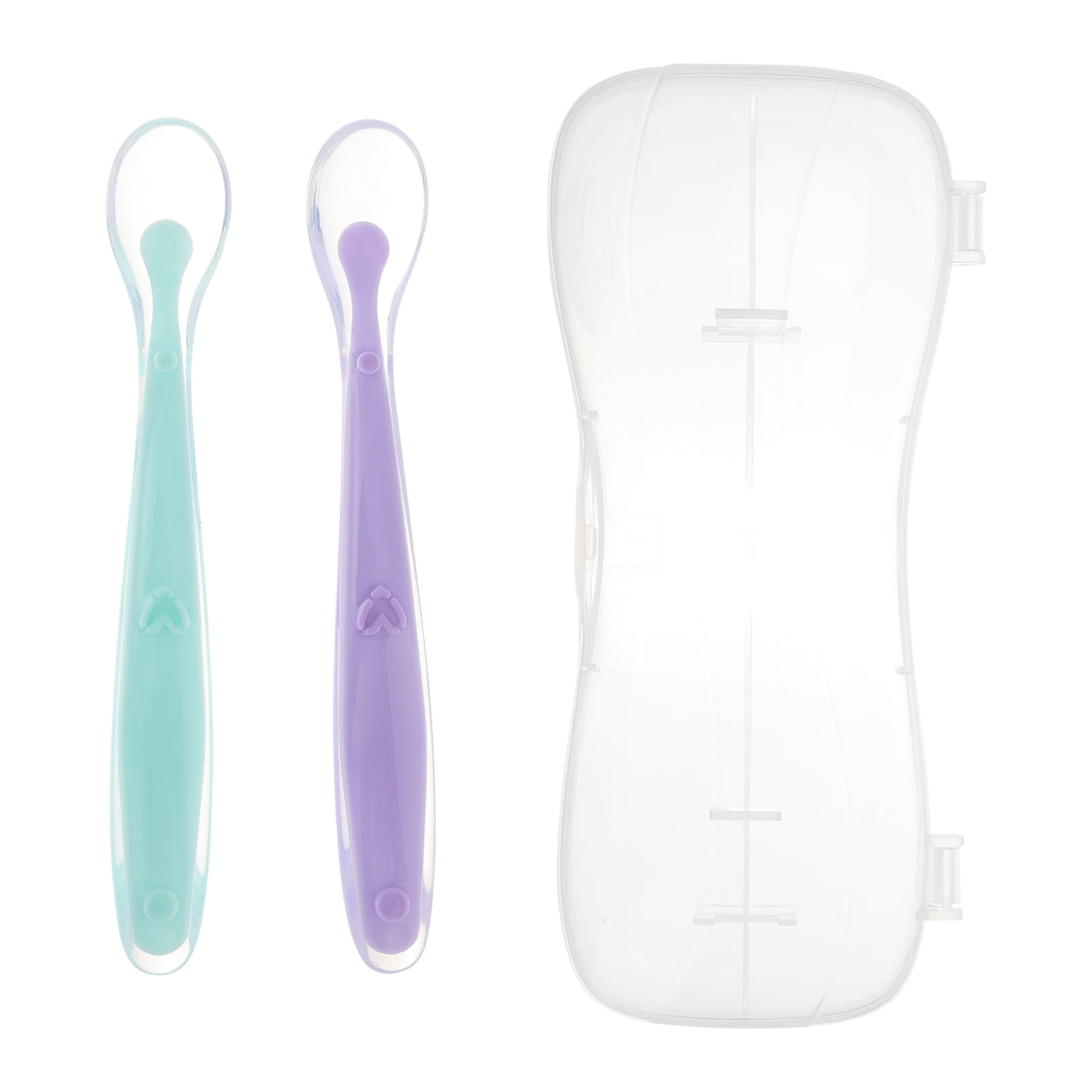 Click here for Homemaxs 2pcs Silicone Baby Feeding Spoons With Co... prices