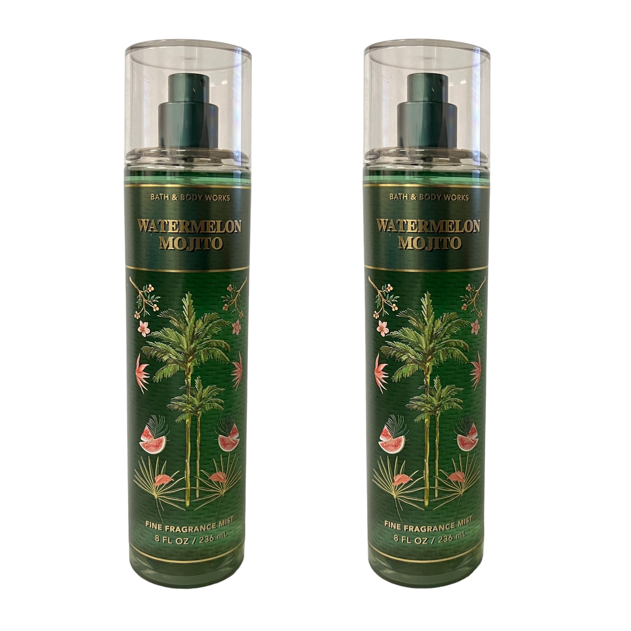 Bath And Body Works Watermelon Mojito Fine Fragrance Mist Set 2 Pack 8 Fl