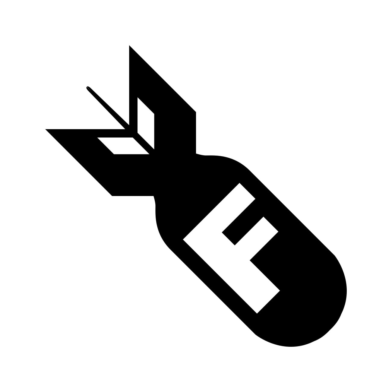 F Bomb FCK Sticker Decal Die Cut - Self Adhesive Vinyl - Weatherproof ...