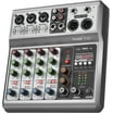 Aveek Professional Audio Mixer, Sound Board Mixing Console with 5 ...