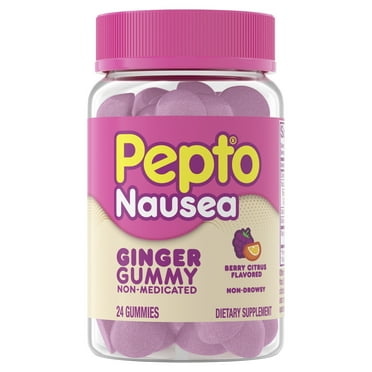 Pepto Bismol Nausea Tablets for Motion Sickness & Nausea Relief, 10 ...